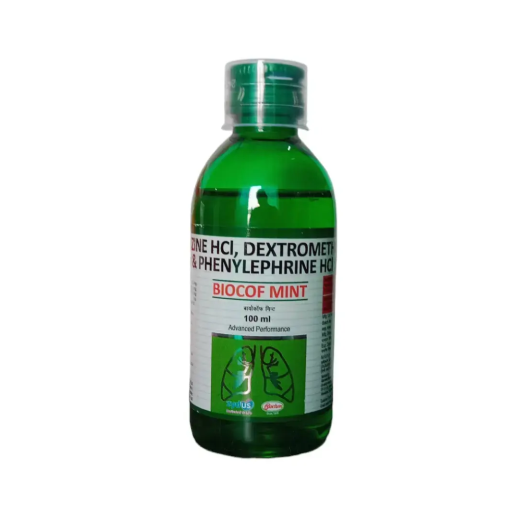 Phenylephrine Biocof Mint New Syrup 2.5 mg