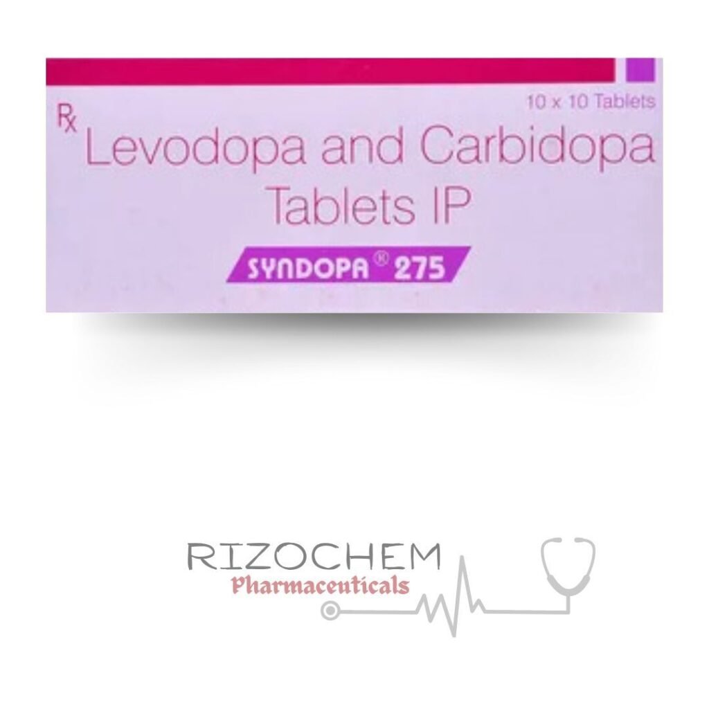 syndopa 275mg tablet Rizochem Pharmaceuticals