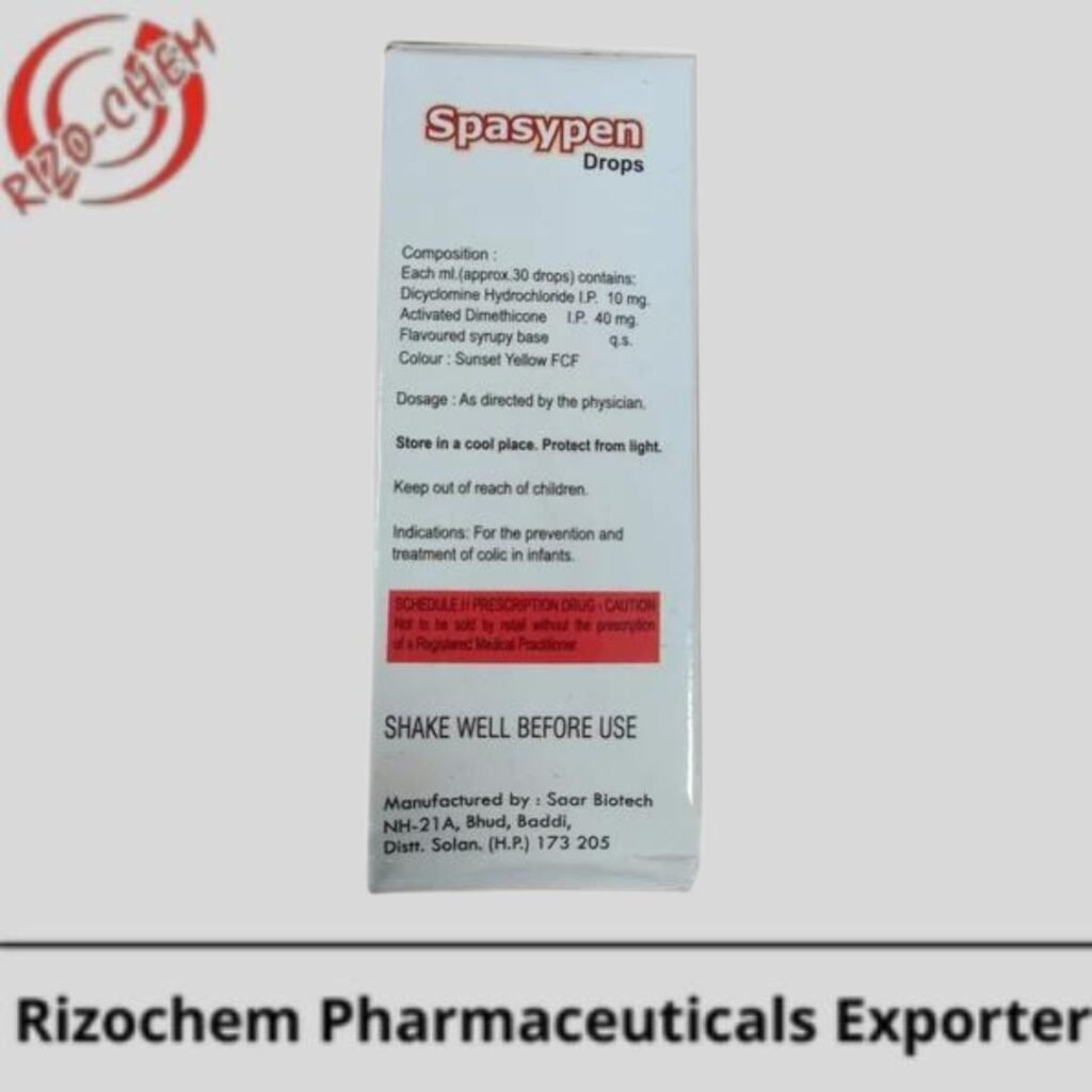 Dicyclomine Spasypen 10mg Injection - RizoChem
