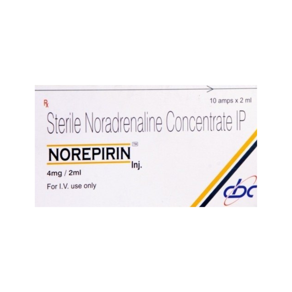 Norepinephrine 4mg Injection - Rizochem Pharmaceuticals